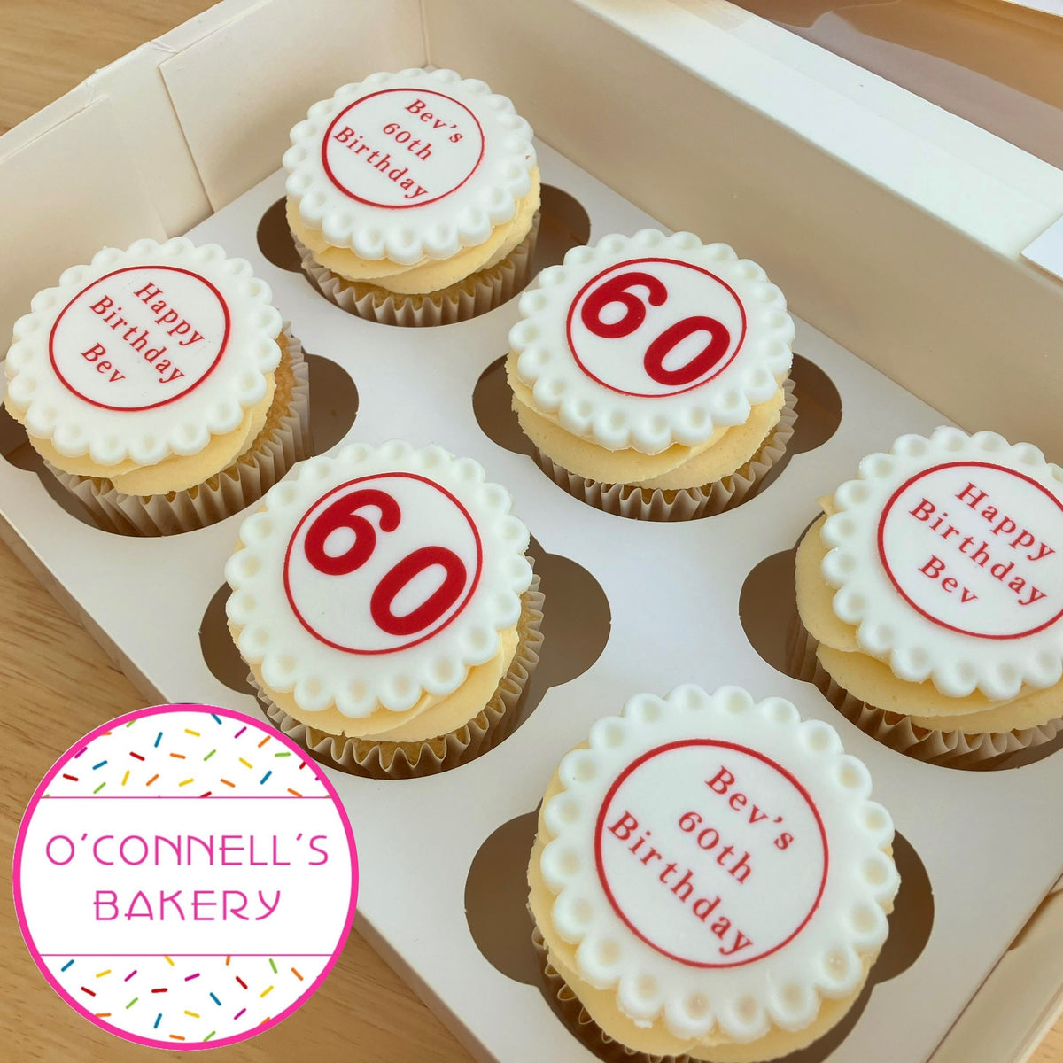 Cupcakes - Personalised – O'Connell's Bakery