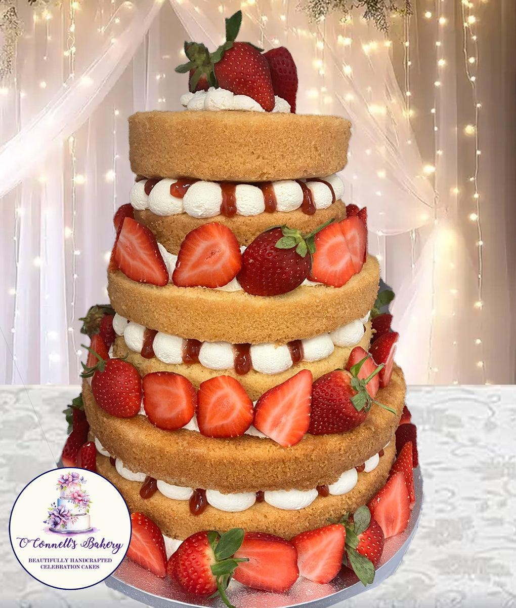 Weddings - Three Tier Victoria Sponge – O'Connell's Bakery